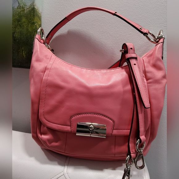 Coach | Bags | Coach Kristinpink Hobo Shouldercrossbody Bag | Poshmark